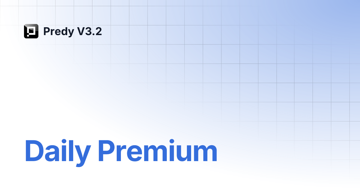 Daily Premium | Predy V3.2